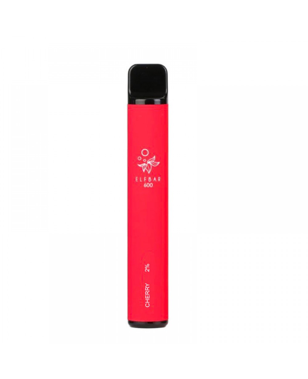 Cherry Elf Bar 600 Puffs Disposable Vape $5.9